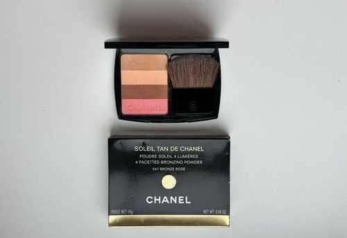 Chanel пудра бронзер 547 Bronze Rose б/у