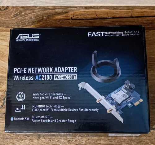 Wi-fi адаптер asus AC2100