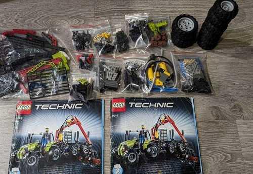 Lego Technic 8049 Tractor with Log Loader