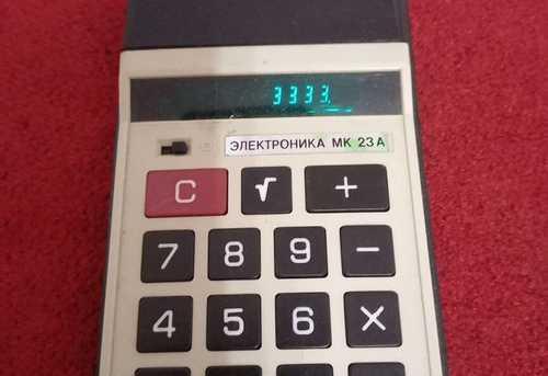 Микрокалькулятор Электроника мк 23А