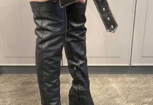 Сапоги ботфорты zara 38