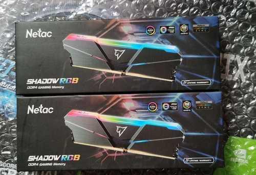 Netac Shadow RGB 8Gb DDR4 3200MHz - 2 шт