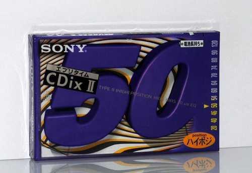 Аудиокассеты sony CDix II 50 japan market (733-1)