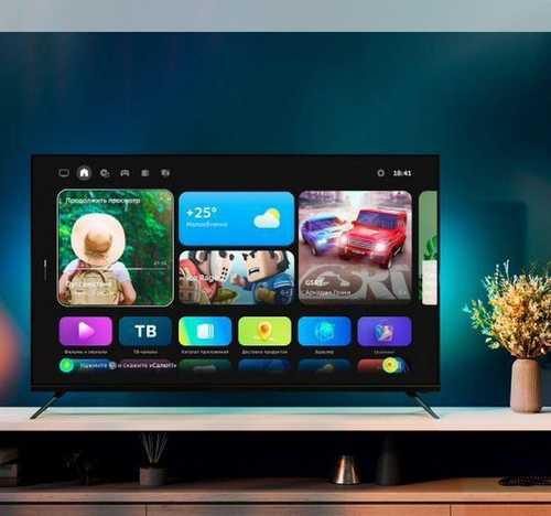 Телевизор Sber 43" с Android SMART TV - 4k/Full HD