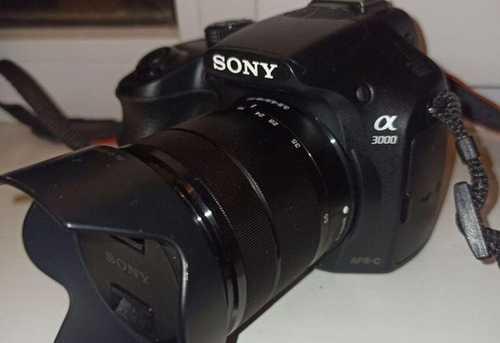 Цифровой фотоаппарат sony Alpha A3000
