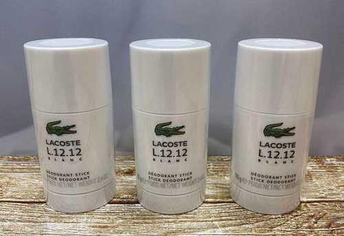 Дезодорант lacoste L.12.12 Blanc, стик 70 гр