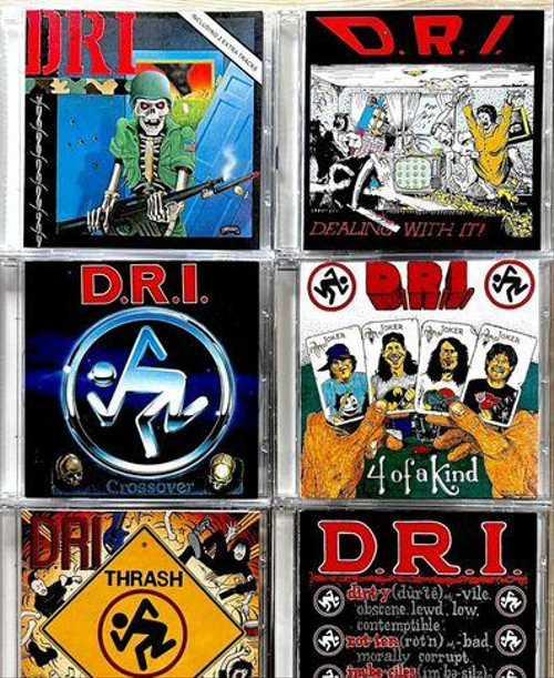 D.R.I. usa crossover thrash музыка на cd дисках