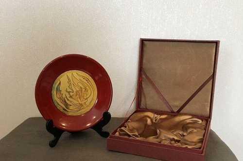 Новая редкая сувенирная тарелка Пекин