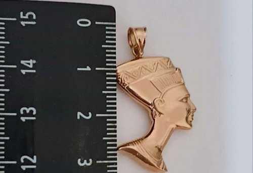Золотой кулон Нефертити 585