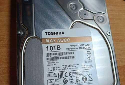 Жёсткий диск Toshiba NAS N300 10Tb (hdwg11auzsva)
