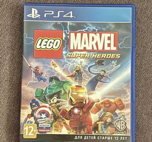 Lego marvel ps4 диск