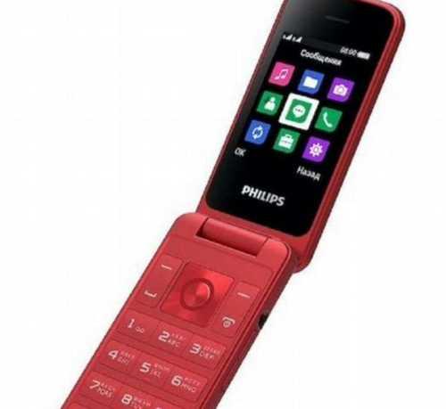 Мобильный телефон Philips Xenium E255 Red