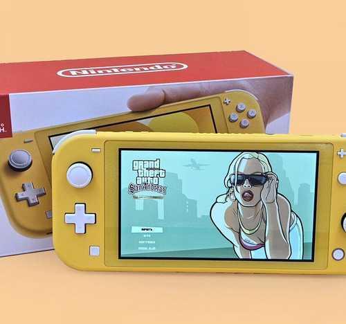 Прошитый Nintendo Switch Lite   игры