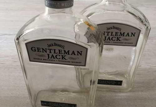 Пустая бутылка из под виски jentleman jack