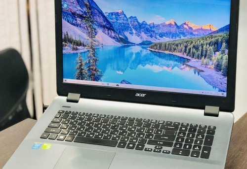 Ноутбук Acer 17.3/I3-4005U/8Gb/840M/SSD/Гарантия