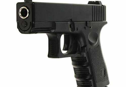 Пистолет металлический Glock 17 (пневматика, 18,5