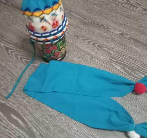 Шапка с шарфом детская