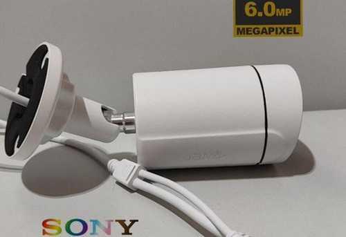Камера видеонаблюдения уличная IP 6mp Sony POE