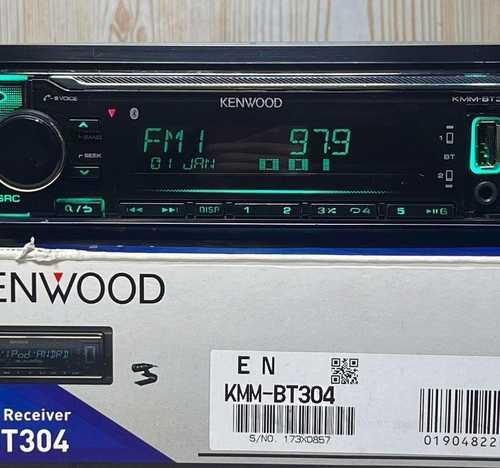 Магнитола Kenwood KMM-BT304