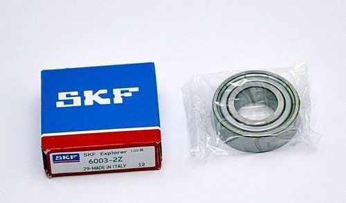 Подшипник SKF 6003 ZZ (80103) 17*35*10мм