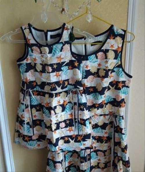 Платья family look