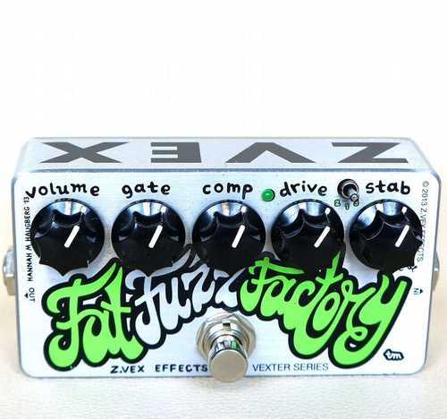 Педаль Эффектов zvex Fat Fuzz Factory