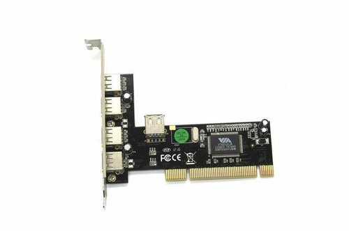 Контроллер USB 2.0 4+1 ports gembird UPC-20-4P PCI