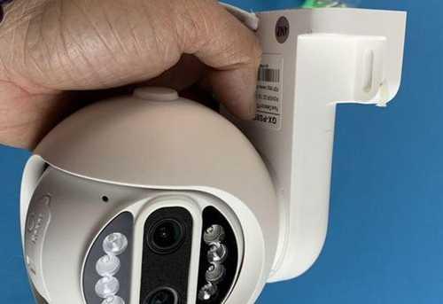 Поворотная 4mp wifi камера 2 обьектива 3,6-8мп