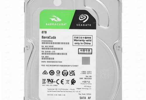 8 тб Жесткий диск Seagate BarraCuda ST8000DM004