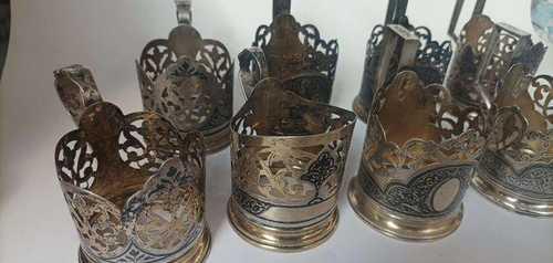 Подстаканник серебряный СССР