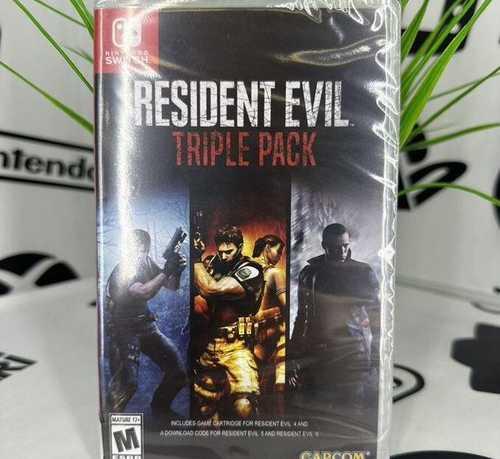 Resident evil Triple Pack nintendo switch new