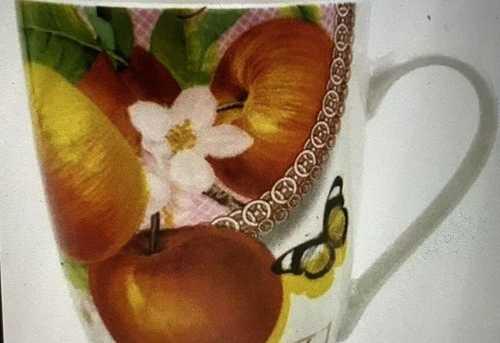 Кружка Райские яблочки элитный Фарфрр 350 мл