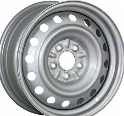 Диски Trebl X40025 6x15 5*114.3 ET45 DIA54.1 Silver Штампованный