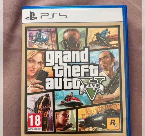 Grand theft auto 5 ps5 диск