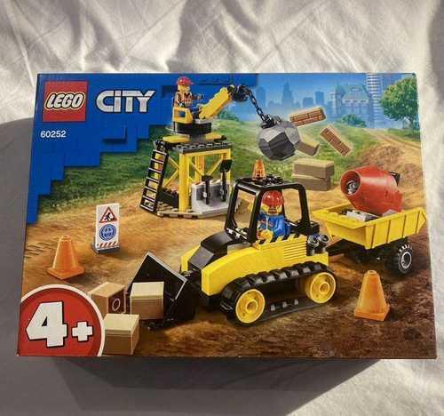 Lego city Строительный бульдозер 60252