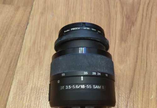 Объектив Sony DT 18-55mm F3.5-5.6 SAM