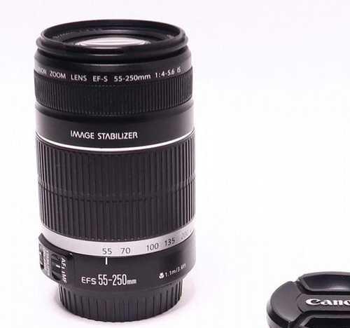 Объектив Canon EF-S 55-250 f4-5.6 IS (дальнобой)