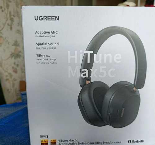 Наушники Ugreen Hitune Max5c (Bt 5.4, Ldac, новые)