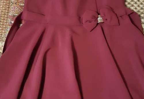 Школьный сарафан (2 разм.), жилет, блузка-рубашка