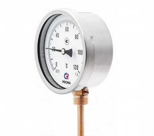 Термометр биметаллический бт-32.211, 63мм (0.+12