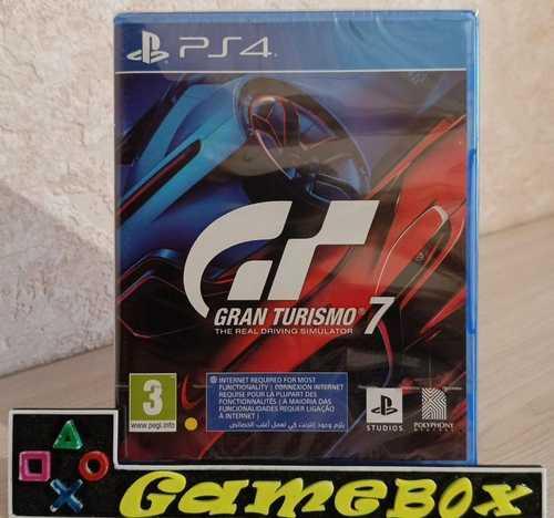 Gran Turismo 7 PS4 (новый запечатанный)