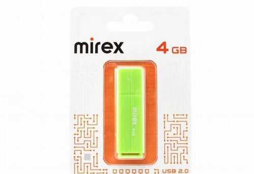 USB флешка Флешка 4 гб Mirex Line Green