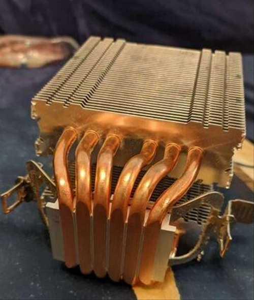 Кулер на процессор 6 тепловых трубок