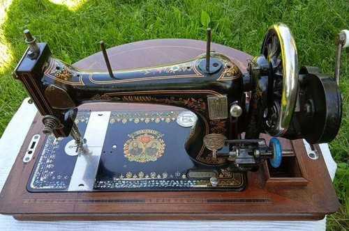 Машинка швейная старинная naumann юбилейная