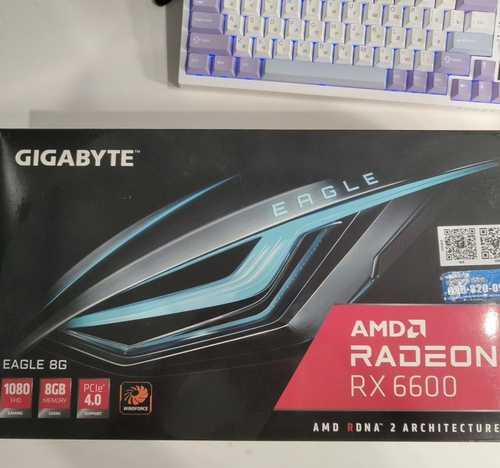 Видеокарта gigabyte AND Radeon RX 6600 eagle