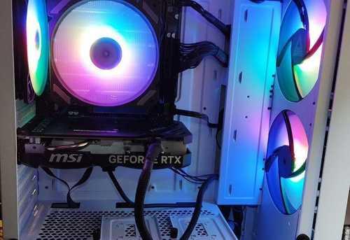 Компьютер игровой белый matx RTX4060