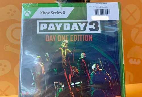 Xbox series X Payday 3 Day One Edition