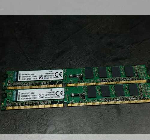 Оперативная память Kingston DDR3 2x4Гб