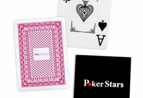 Игральные карты Рoker stars пластиковые 100