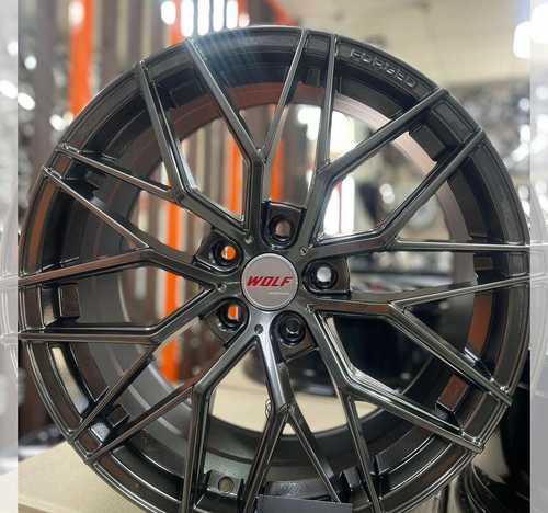 Диски 18/5*114.3 DIA73.1 ET 35 J8.5 wolf Wheels FF